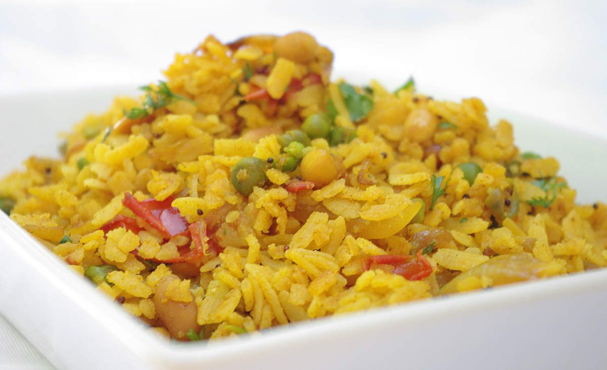 Recette de cuisine indienne le Poha - Pankaj blog