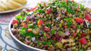 Salade de haricots mungo en vidéo - Pankaj blog