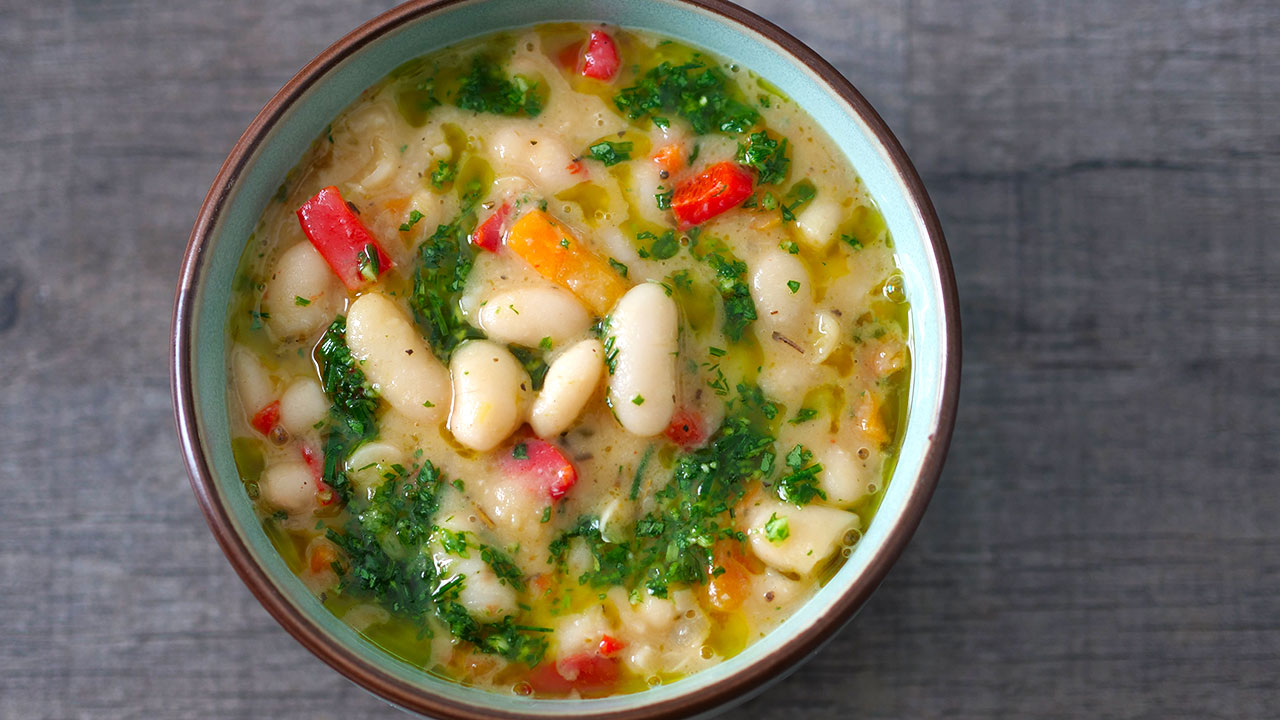 3 recettes végétariennes de haricots blancs en vidéo - Pankaj blog